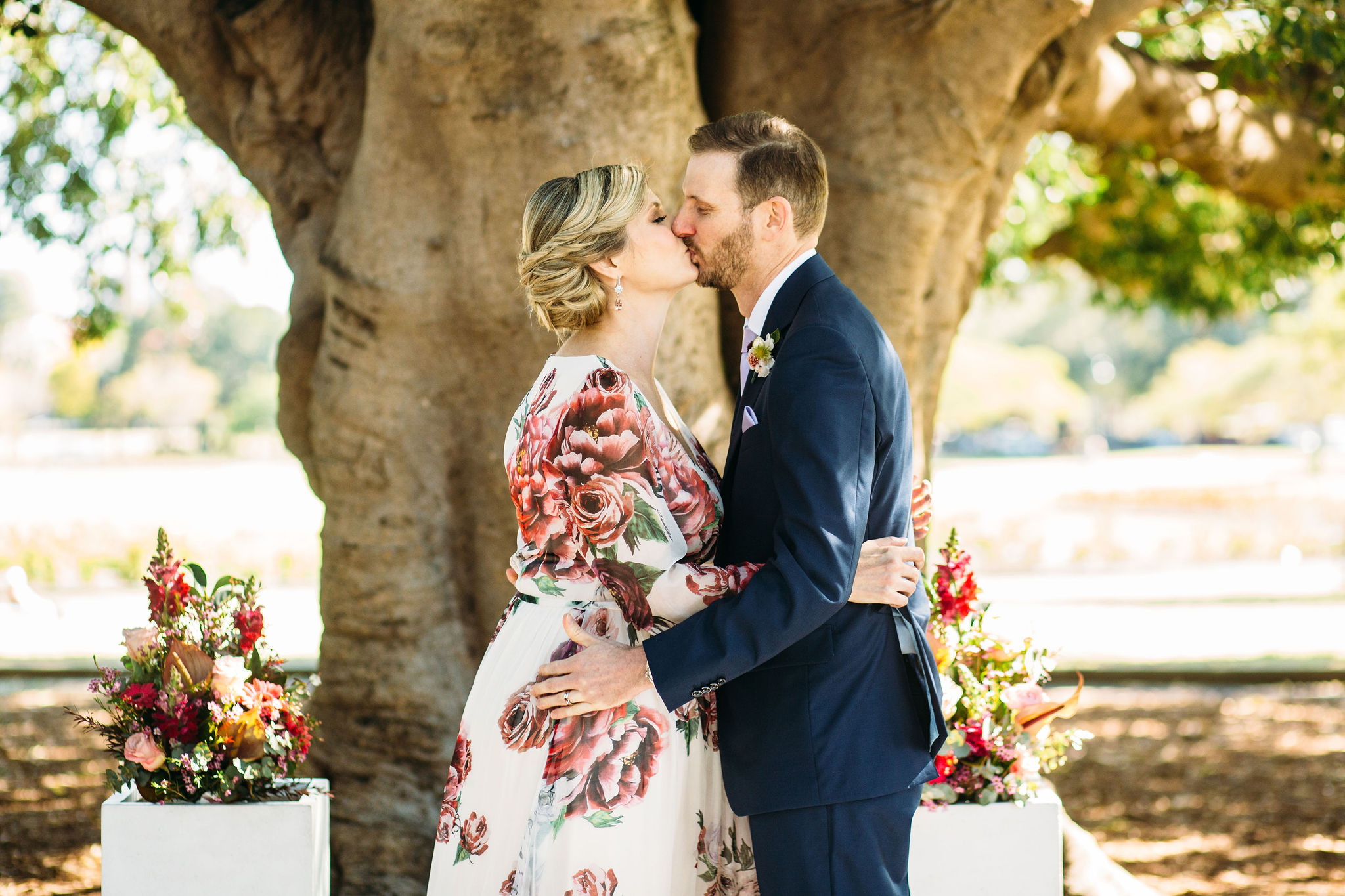 A vibrant floral inspired wedding at New Farm Park - With Love ...